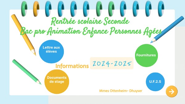 Calendrier scolaire 2023/2024 | Genially