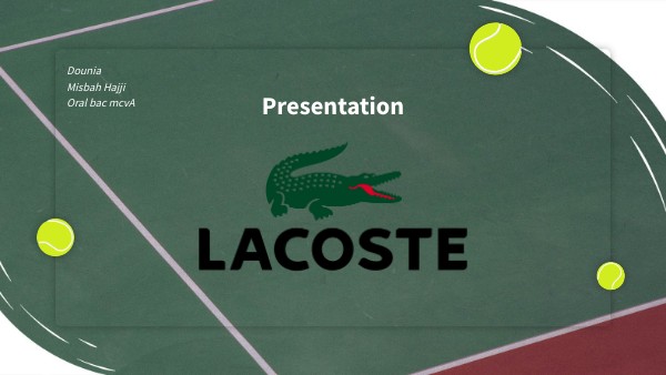 Oral Lacoste | Genially