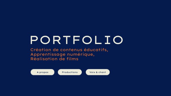 PORTFOLIO DESIGN GUIDE | Genially