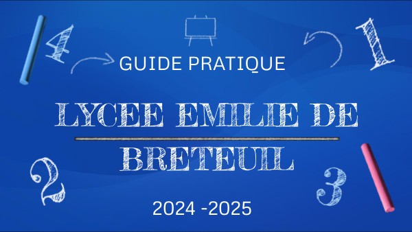 Livret Accueil 24 -25 | Genially