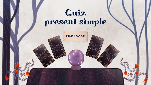 Quiz PRESENT SIMPLE | Genially