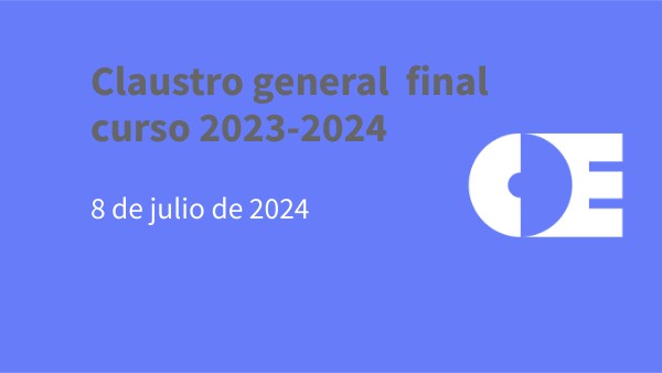 Claustro final curso 23-24 | Genially