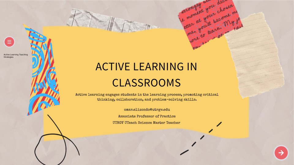 Active Learning in the Classroom