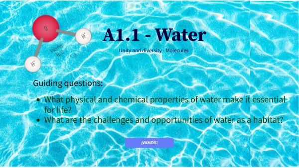 U1.1_A1.1_Water | Genially