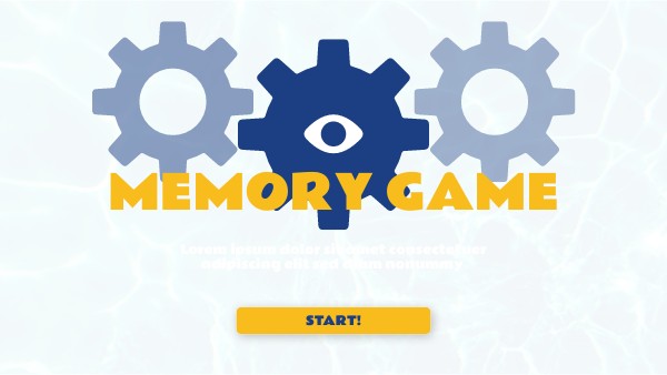 Memory Game | Genially