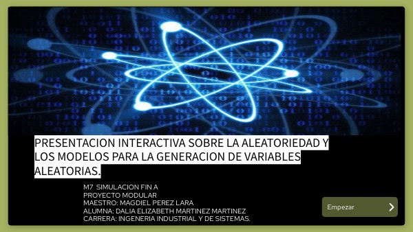 Presentación interactiva sobre la aleatoriedad