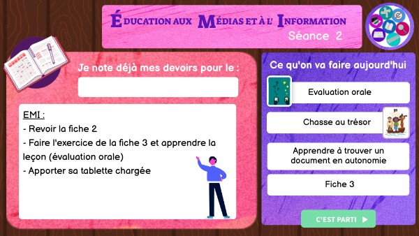 EMI séance 2 : cdd esidoc | Genially