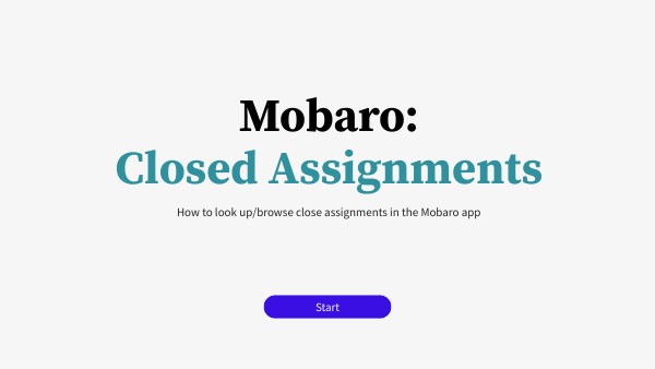 Closed Assignments | Genially