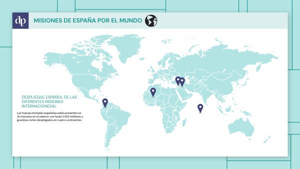 MAPA MISIONES EN LAS QUE PARTICIPA ESPAÑA | Genially