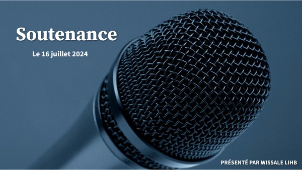 Soutenance | Genially