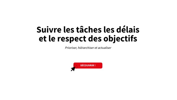 Notion - suivi de projet | Genially