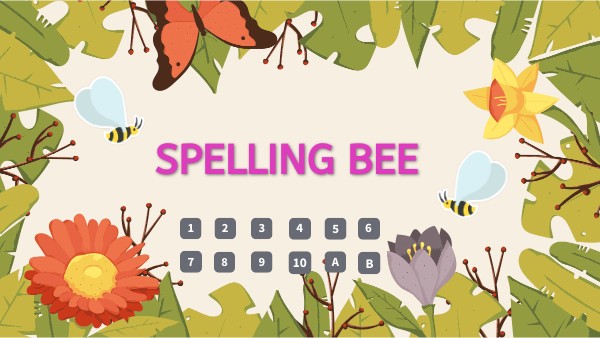 Spelling Bee | Genially