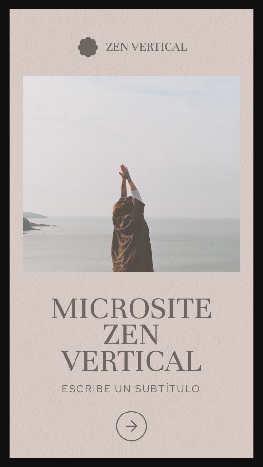 Microsite Zen móvil