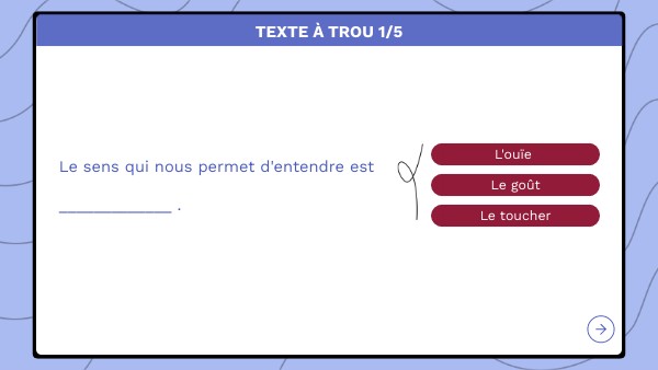 Copy - Jeu compléter la phrase Séquence 1 | Genially