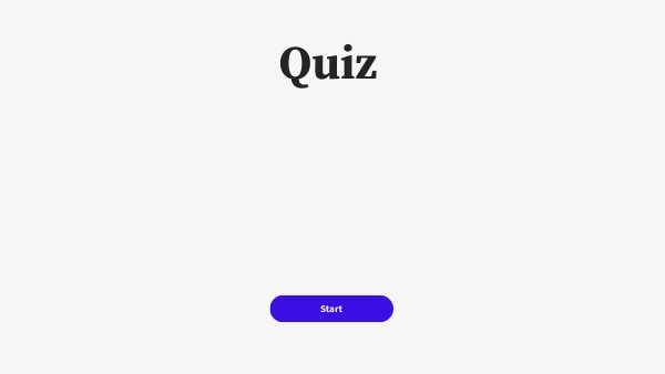 Quiz interactif basique