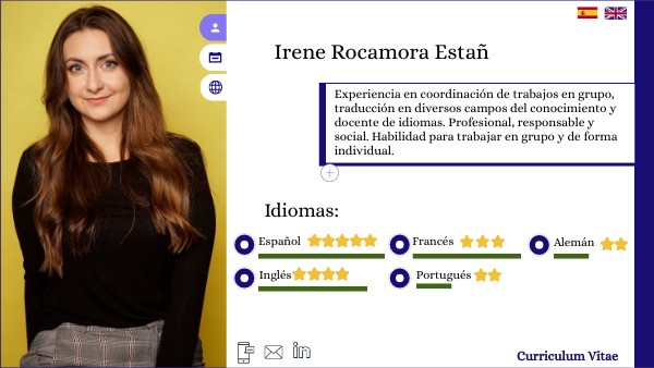 CV Irene RE | Genially