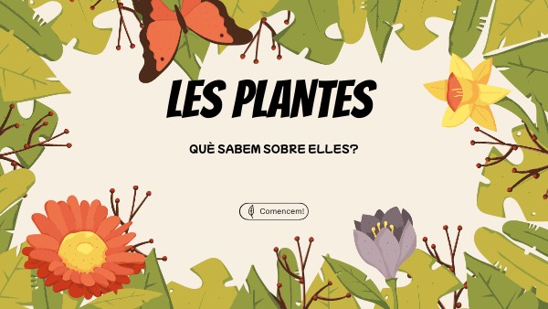 Les plantes