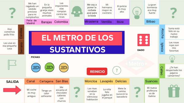 La oca de los sustantivos/adj