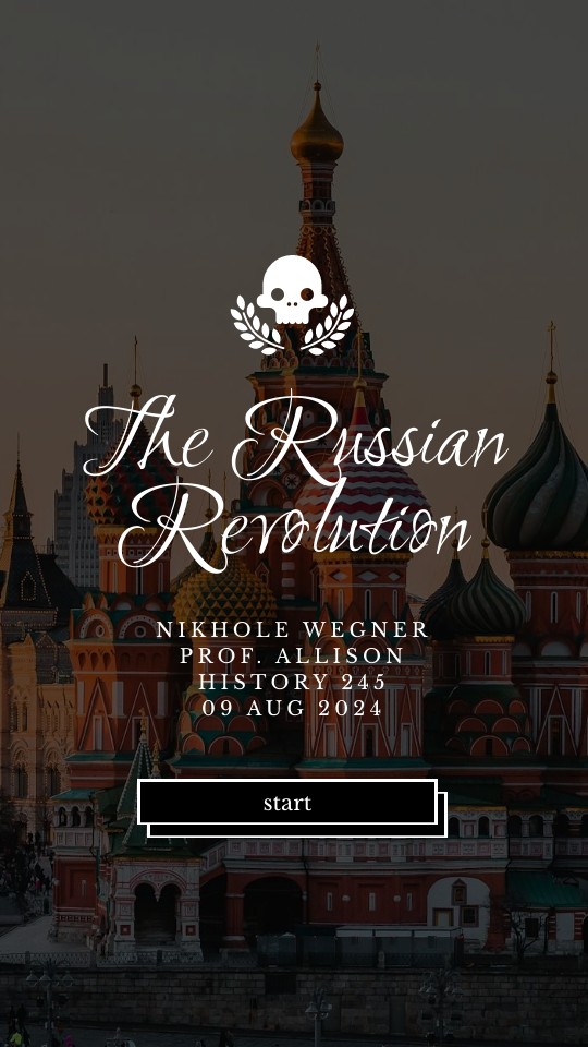 Russian Revolution Wegner | Genially