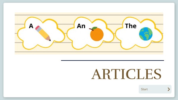 ENGLISH ARTICLES | Genially