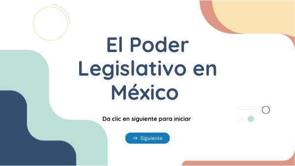 2.5. El Poder Legislativo en México
