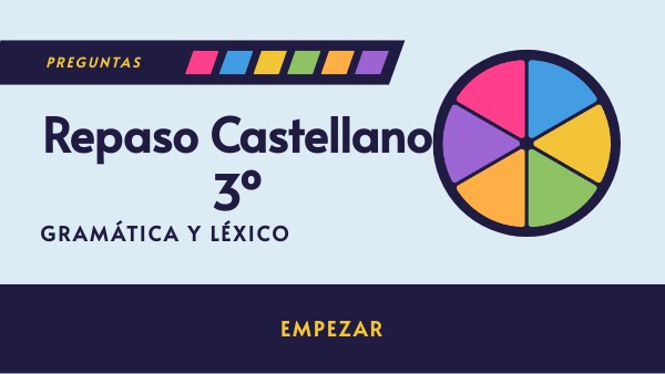 QUIZ REPASO CASTELLANO 3º PRIMARIA | Genially