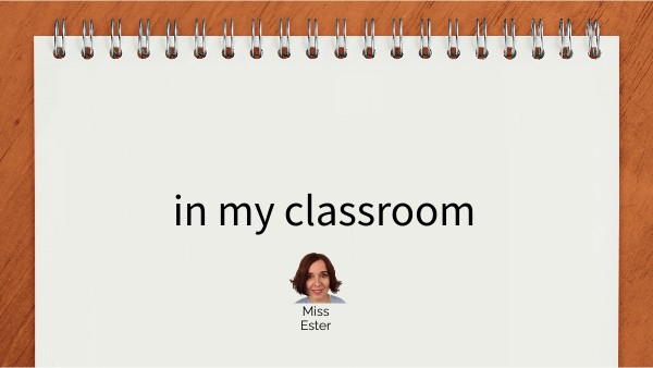 in my classroom | Genially