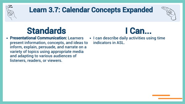 Learn 3.7: Calendar Concepts Expanded