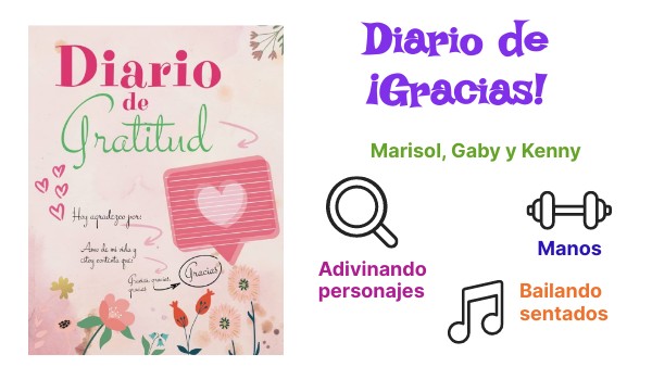 Diario de agradecimiento para niños