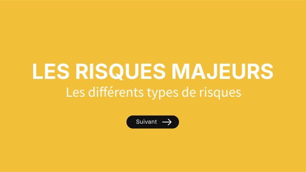 Notion 3 - Les risques majeurs