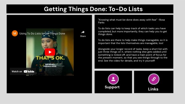 Getting Things Done: To-Dos | Genially