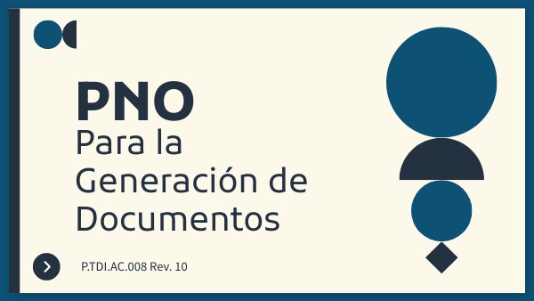 PNO Para la Generación de Documentos | Genially