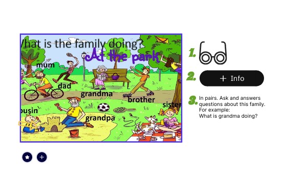 At the park | Genially