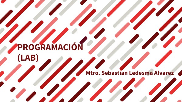 LABORATORIO DE PROGRAMACIÓN