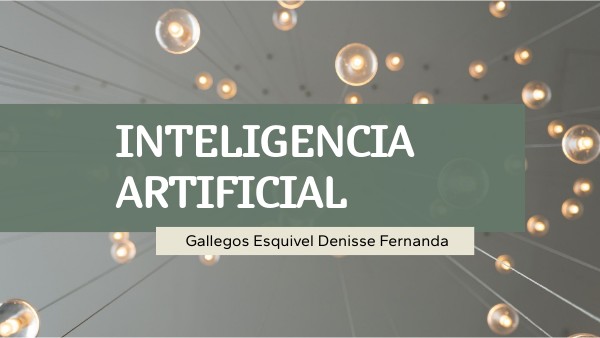 INTELIGENCIA ARTIFICIAL | Genially