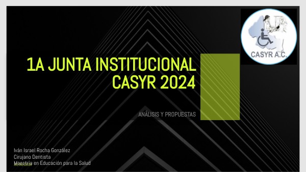 1A JUNTA CASYR | Genially