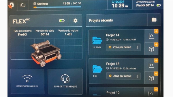 MDS - GSSI Flex interface interactive