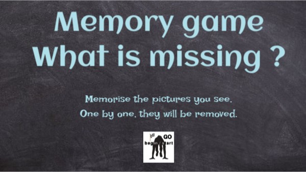 School things memory game | Genially