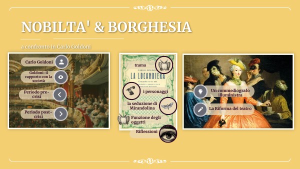 Nobiltà e Borghesia Goldoni | Genially