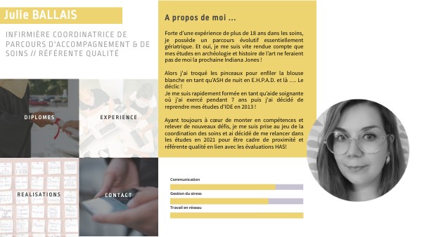 Copy - CV BALLAIS Julie Juillet 2024 pour formation | Genially