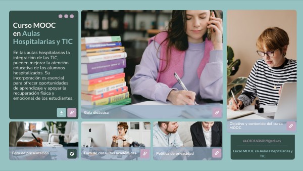 Presentación del Curso MOOC en Aulas Hospitalarias y TIC | Genially
