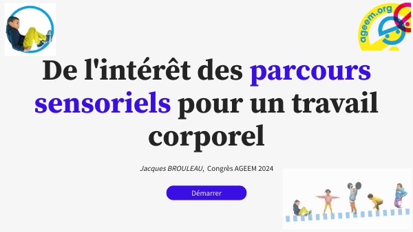 Parcours sensoriel | Genially
