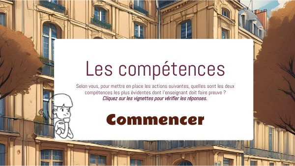 ISFEC - Maîtres délégués - Les compétences de l'enseignant MD 2D