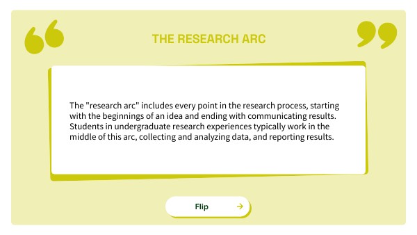 The Research Arc