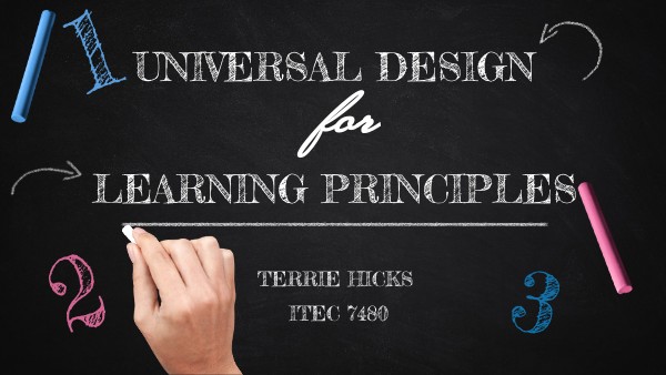 Universal Design Learning