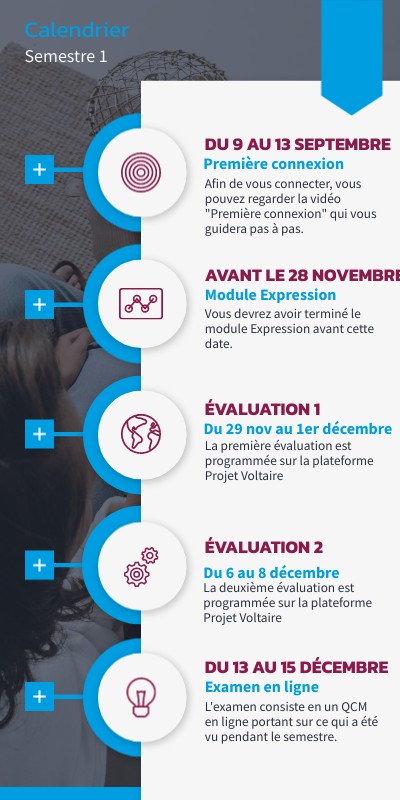 Calendrier Capacité S1 | Genially
