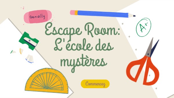 Escape room - L'école des mystères