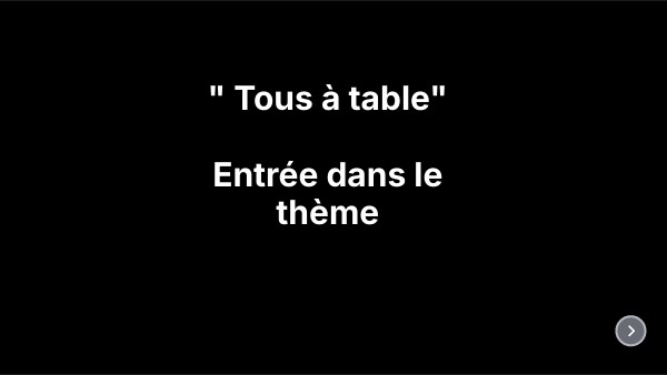 Table entrée | Genially