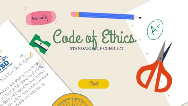 Code of Ethics Escape Room | Genially