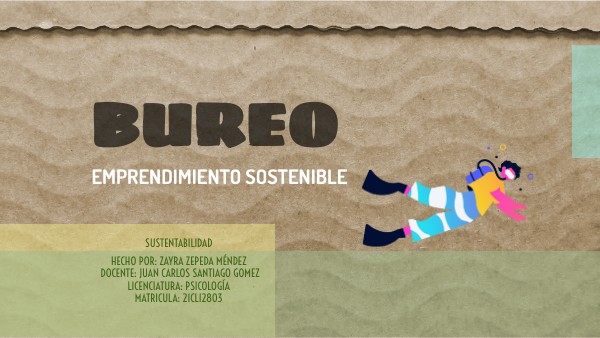 BUREO: EMPRENDIMIENTO SOSTENIBLE